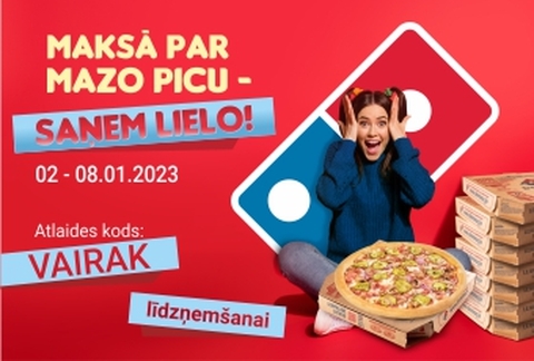 Jaunumi un atlaides - Domino's Pica