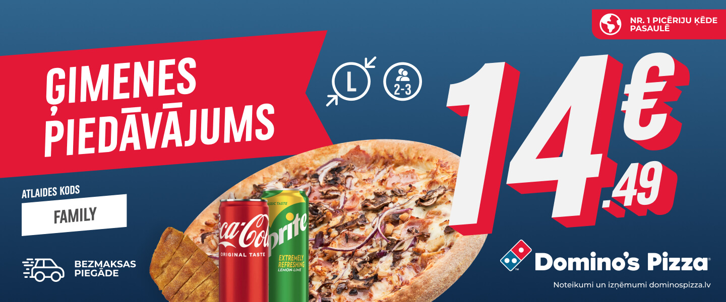 Order pizza in Riga with delivery | Domino’s Pizza