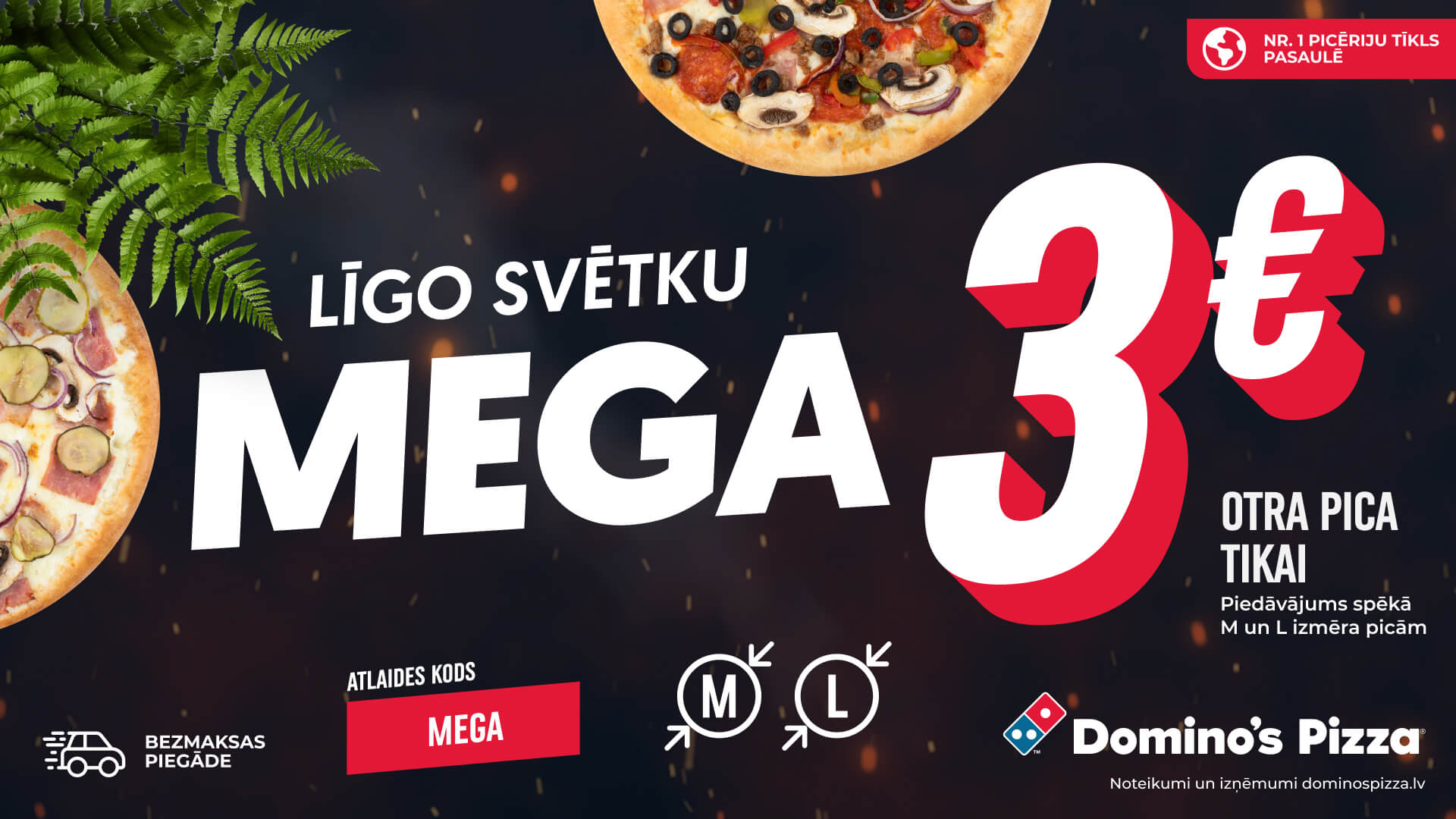 Order pizza in Riga with delivery | Domino’s Pizza