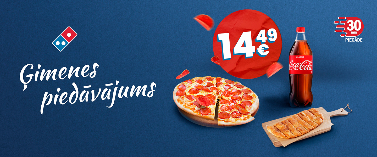 Order pizza in Riga with delivery | Domino’s Pizza