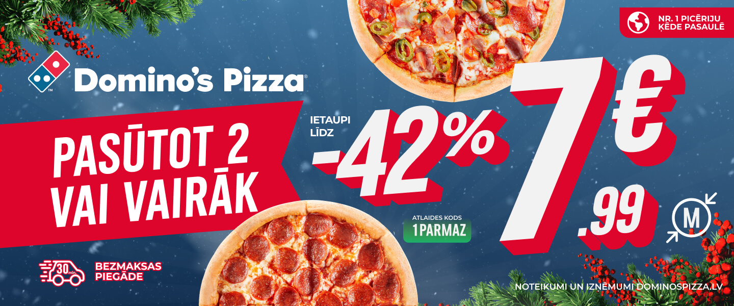 Order pizza in Riga with delivery | Domino’s Pizza