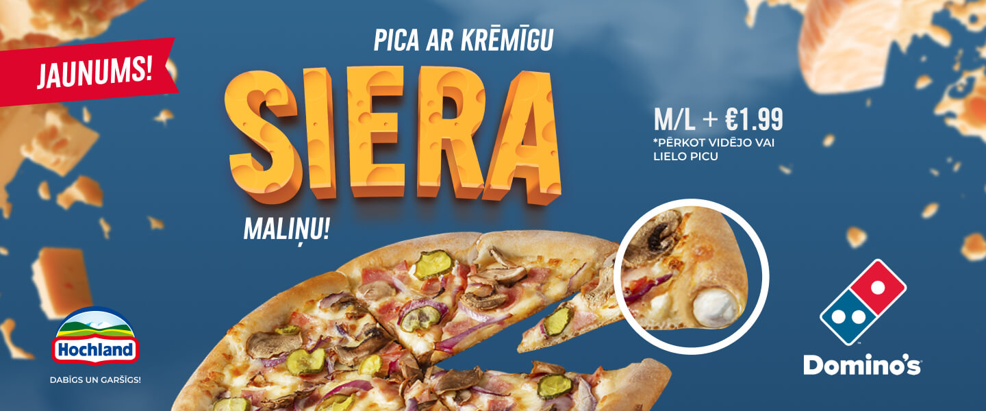 Order pizza in Riga with delivery | Domino’s Pizza