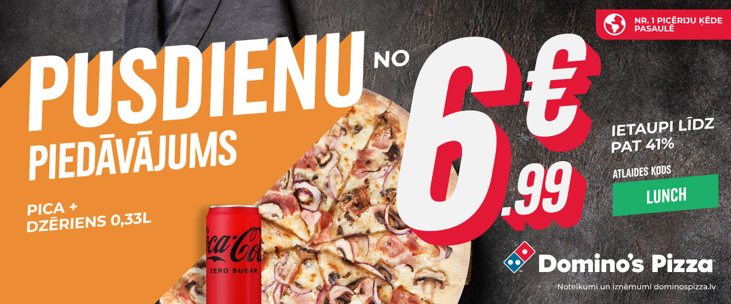 Order pizza in Riga with delivery | Domino’s Pizza