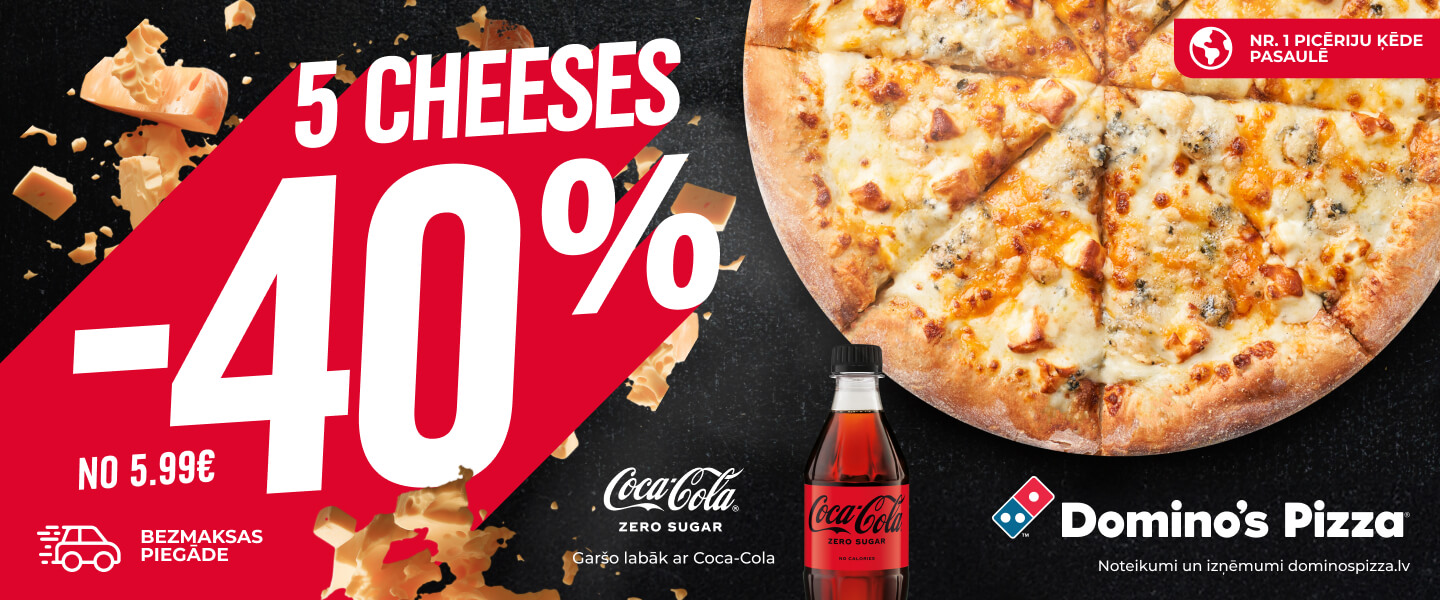 Order pizza in Riga with delivery | Domino’s Pizza