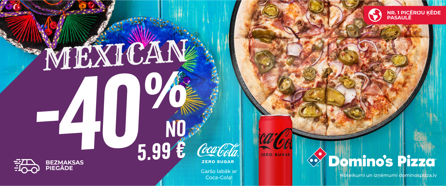 Order pizza in Riga with delivery | Domino’s Pizza