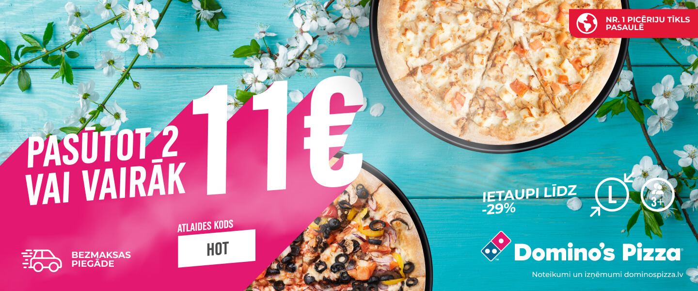Order pizza in Riga with delivery | Domino’s Pizza