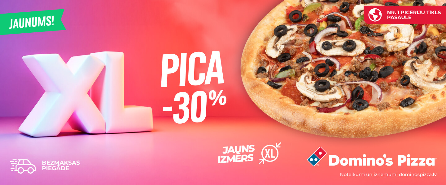 Order pizza in Riga with delivery | Domino’s Pizza