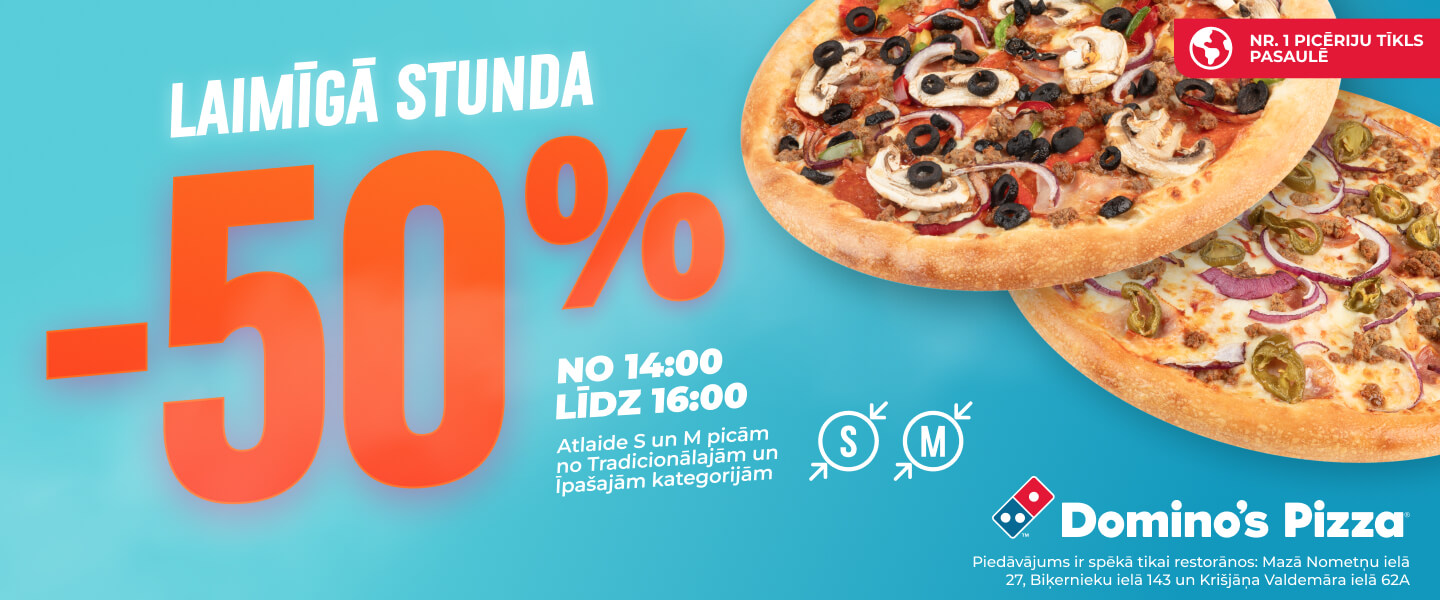 Order pizza in Riga with delivery | Domino’s Pizza