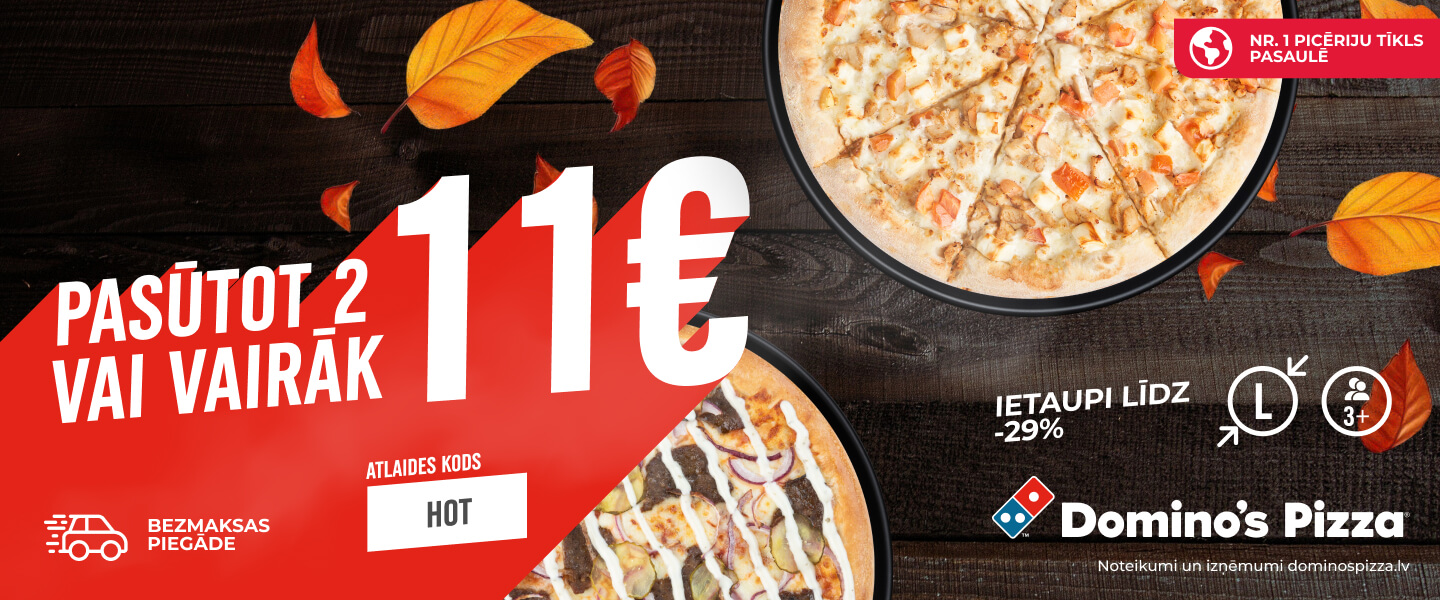 Order pizza in Riga with delivery | Domino’s Pizza