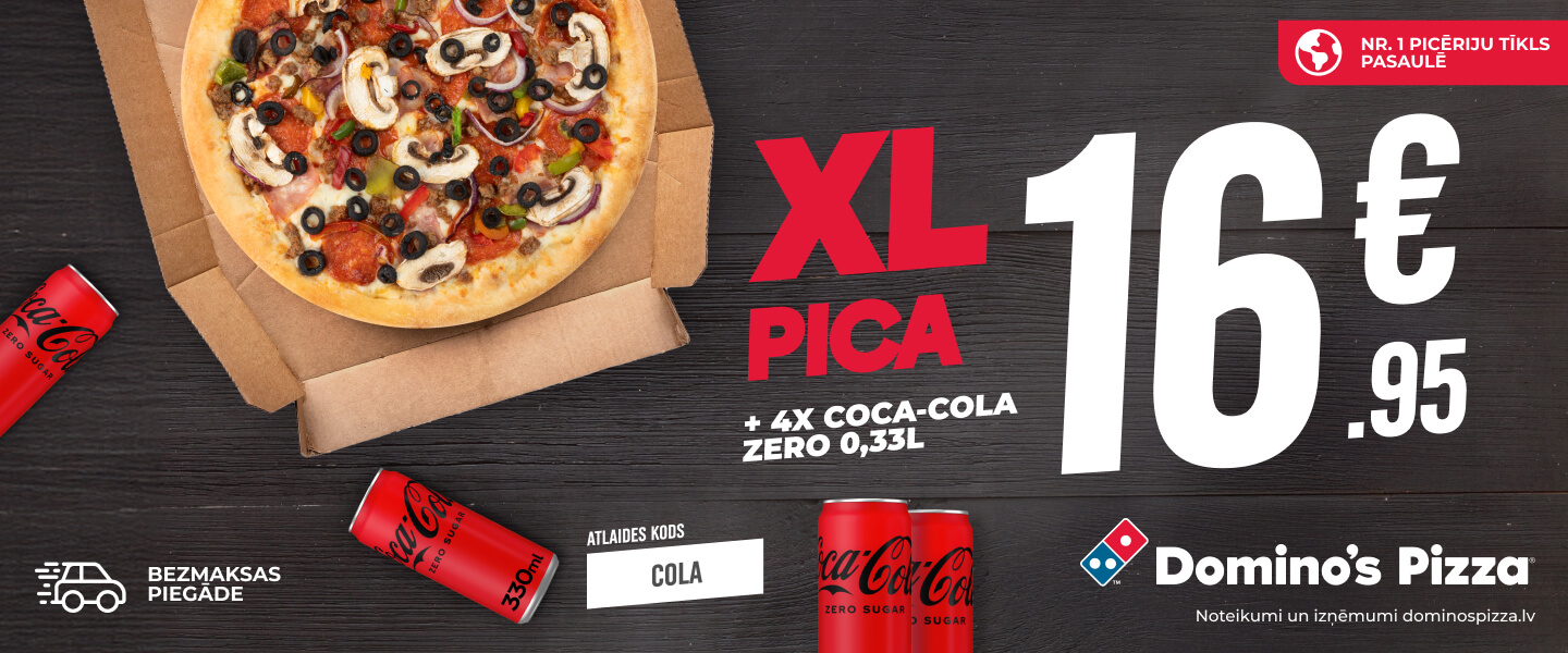 Order pizza in Riga with delivery | Domino’s Pizza
