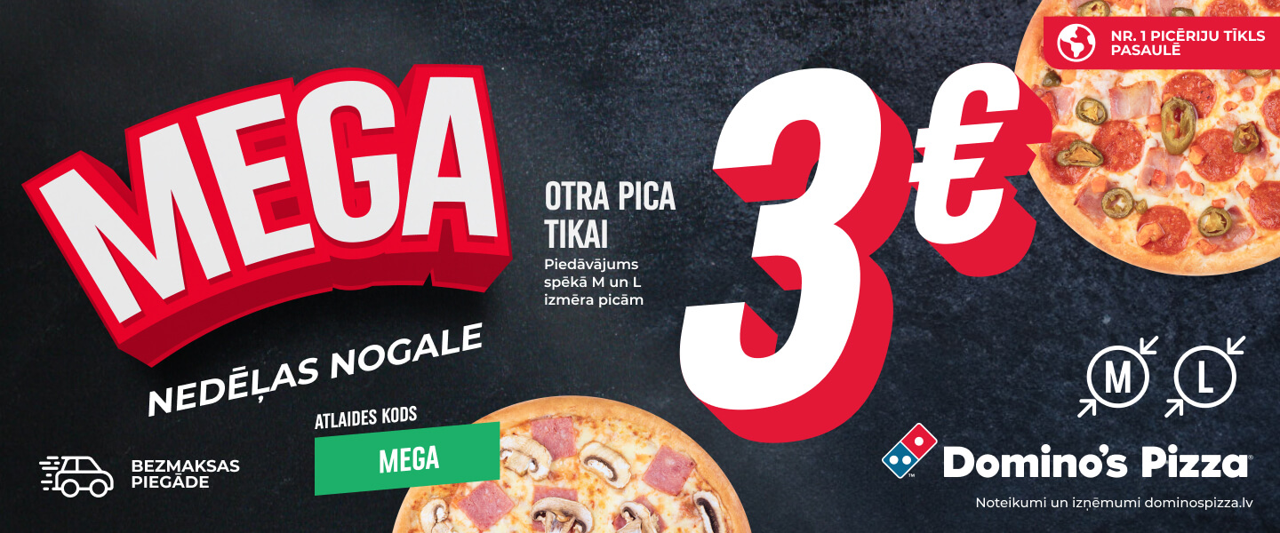 Order pizza in Riga with delivery | Domino’s Pizza